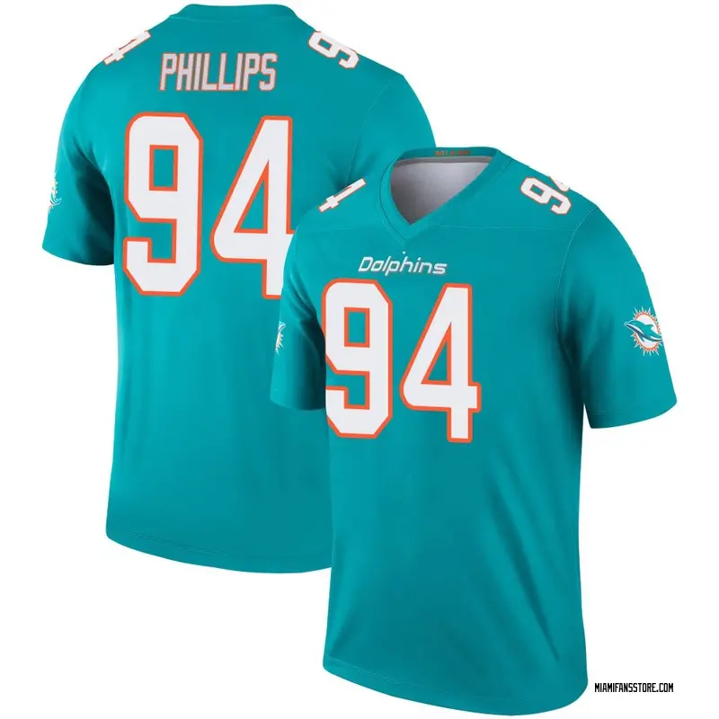 Youth Aqua Legend Jordan Phillips Miami Jersey